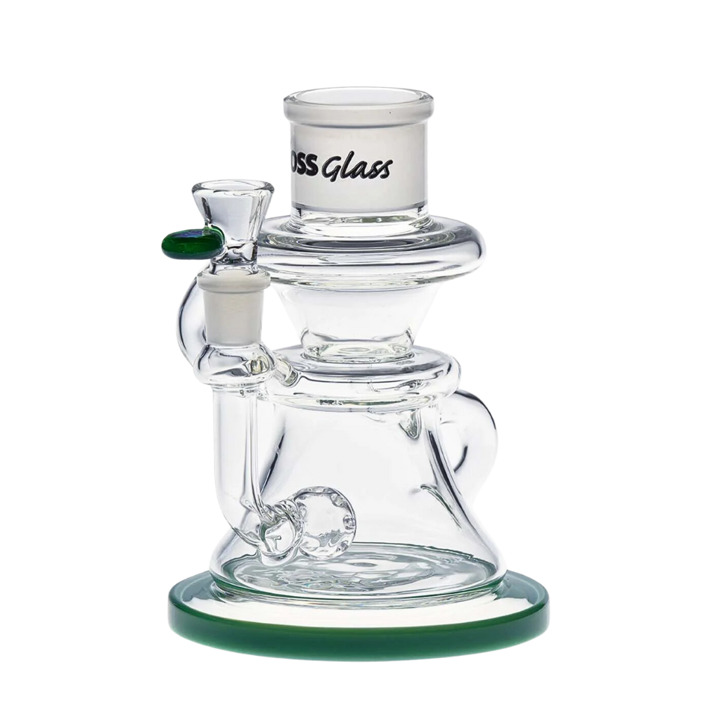 8" Hoss Glass Recycler Base | Hoss Glass